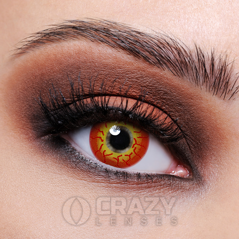 Darth Maul Red Costume Contact Lenses (Daily) | Crazy Lenses