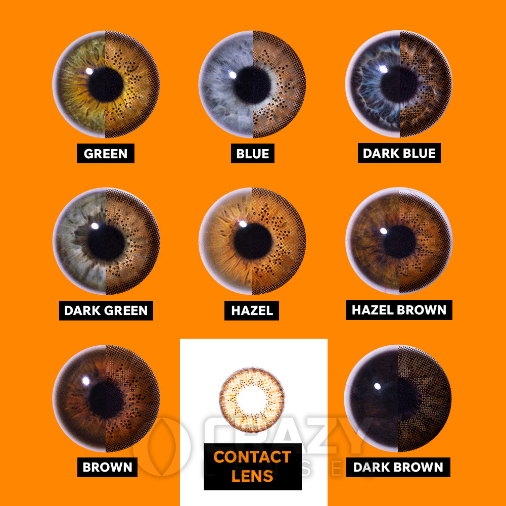 hazel eye color lens