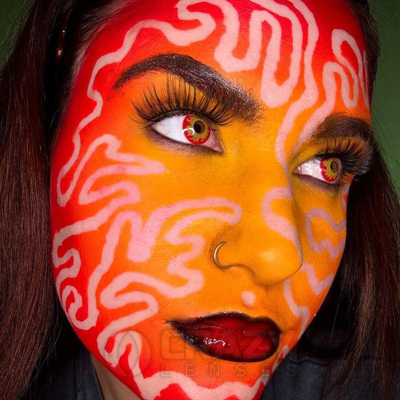 Darth Maul Red Costume Contact Lenses (30 Day)