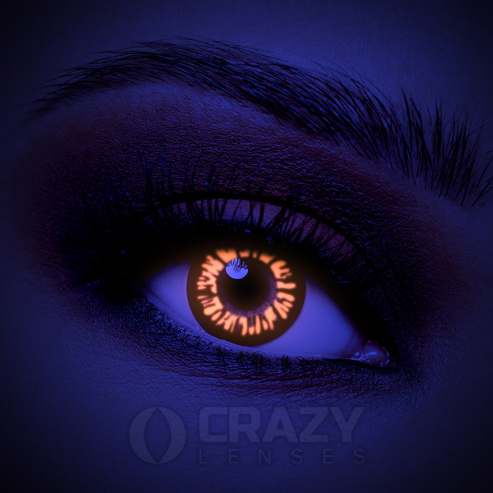 UV Glow Bella Costume Contact Lenses | Monthly Coloured Contacts